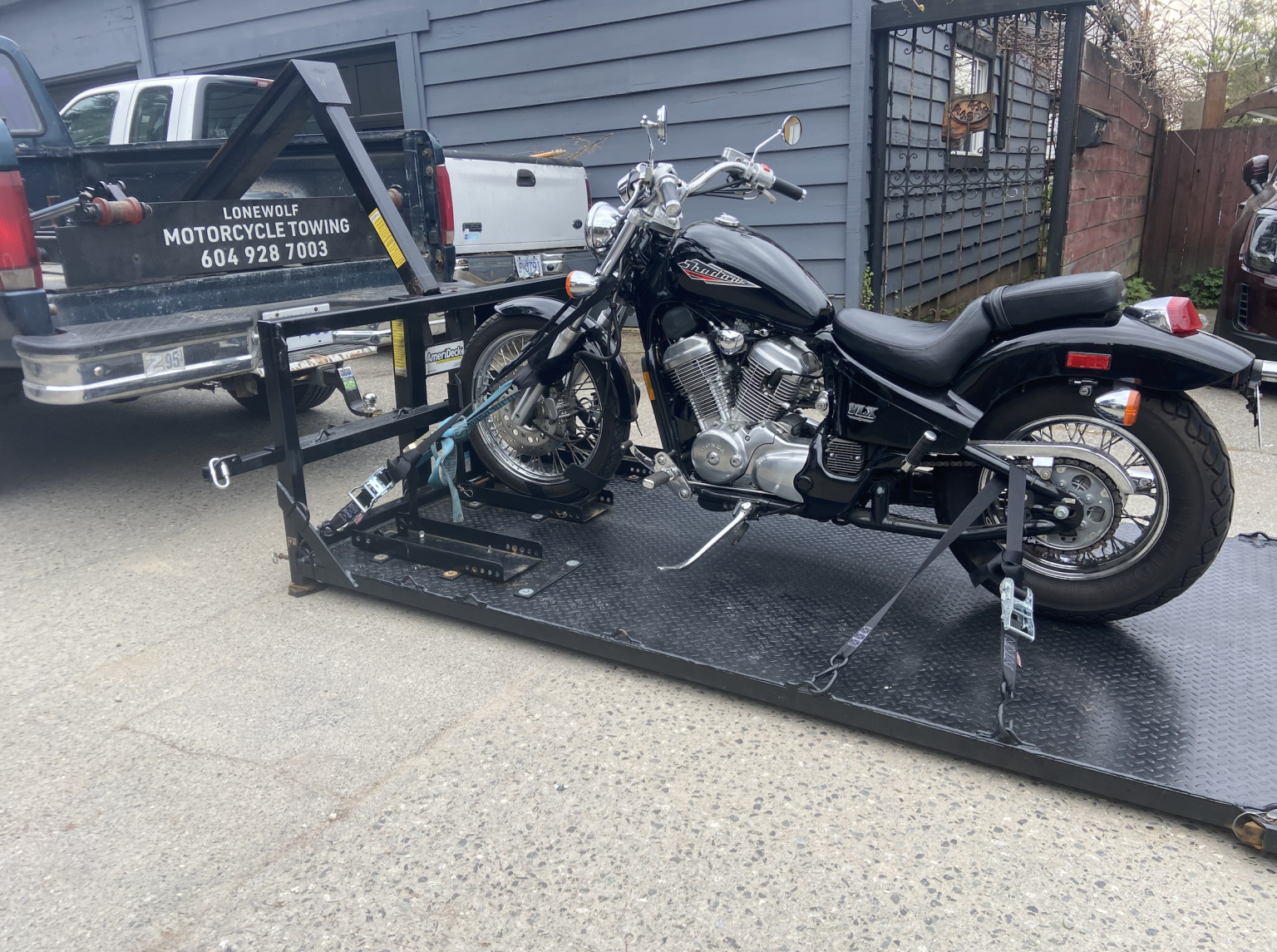 Lonewolf Motorcycle Towing in Vancouver British Columbia Canada